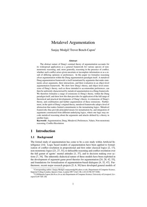 pdf metalevel argumentation