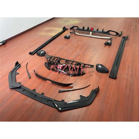 자동차 부품 전면 및 후면 범퍼 립 그릴 라이트 카 바디 키트 Civic 2020 의 고품질 자동차 부품 전면 및 후면 범퍼 립 그릴 라이트 카 바디