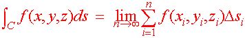 Line Integrals
