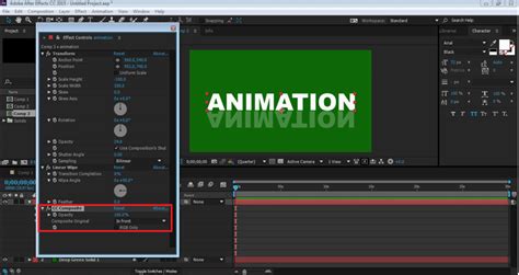 text effects in after effects examples to depict text animation effects