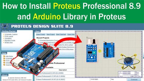 How To Install Proteus Professional 89 And Arduino Library In Proteus Youtube