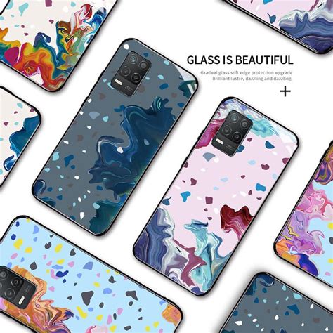 Buy Glass Case For Realme Narzo 30 8 5g Oppo Honor Oneplus Vivo Cases