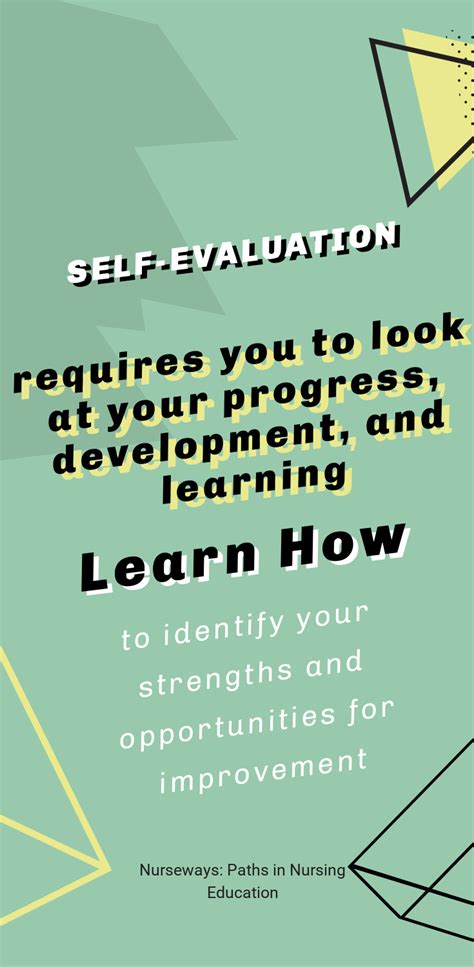 Nursing Self Evaluation Goal Examples