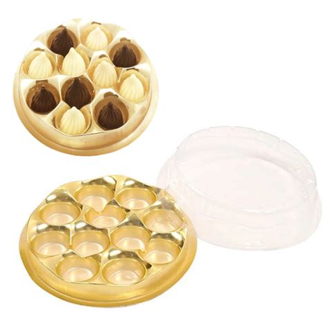 11 Cavity Modak Packing Round Shape Modak Pvc Box The Baking Therapy