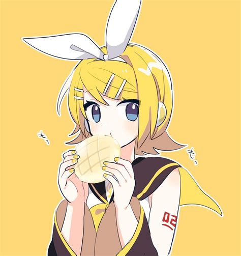 Kagamine Rin Vocaloid Drawn By Yoshiki Danbooru