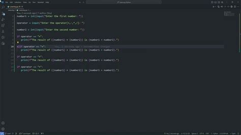 How To Create A Simple Calculator Program In Python Youtube