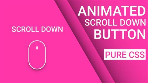 Scroll Down Animation Indicator Using Html And Css Cascading Style