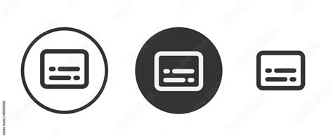 Transcript Icon Web Icon Set Icons Collection Simple Vector Illustration Stock Vector