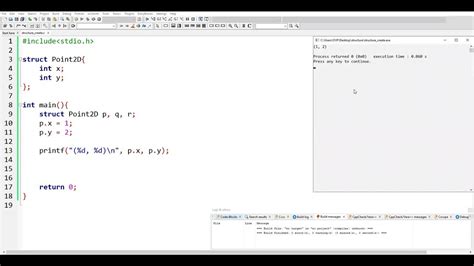 Structure And Structure Pointer Youtube