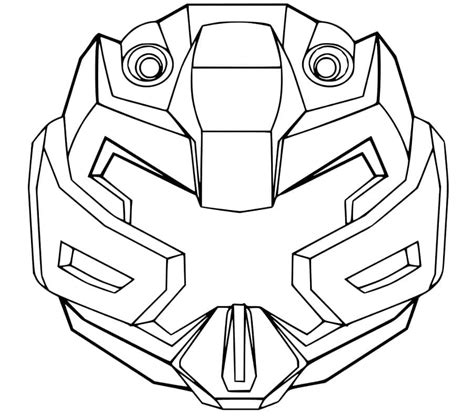 Tobot X Head Coloring Page Download Print Or Color Online For Free