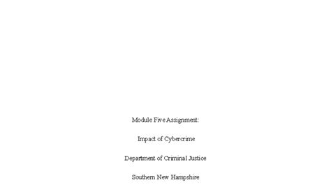 Cj 305 Module 5 Assignment Analyzing The 2013 Target Data Breach Studocu