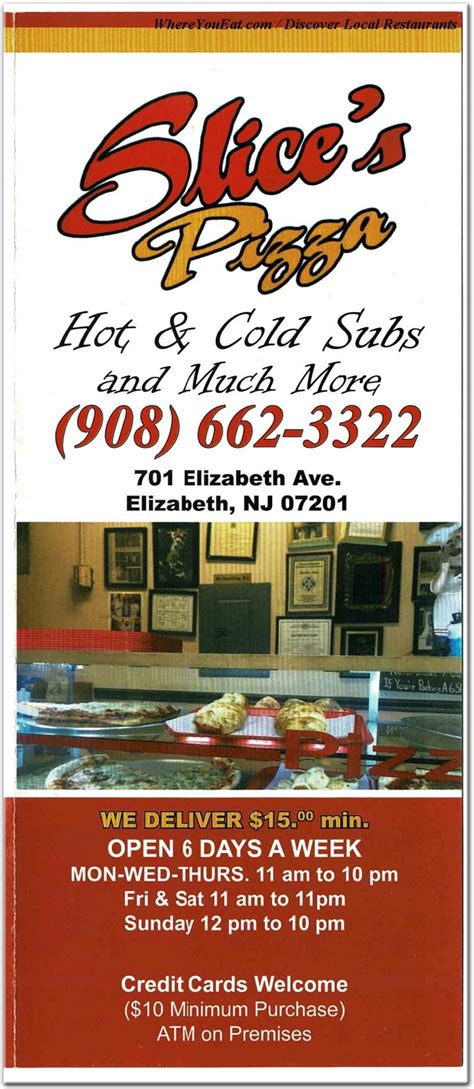 Slices Pizza In North Jersey