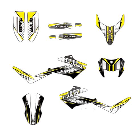 3m Complete Graphic Decal Sticker Kit Deco Dekor For Yamaha Xt660x Xtx
