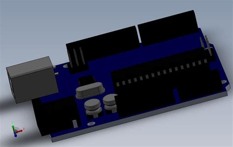 Arduino一个R SOLIDWORKS 模型图纸免费下载 懒石网