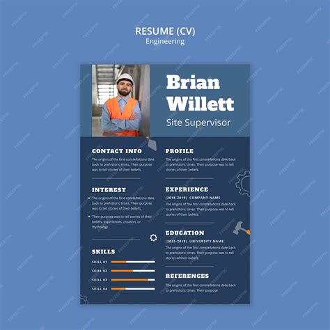 Free Psd Engineering Template Design