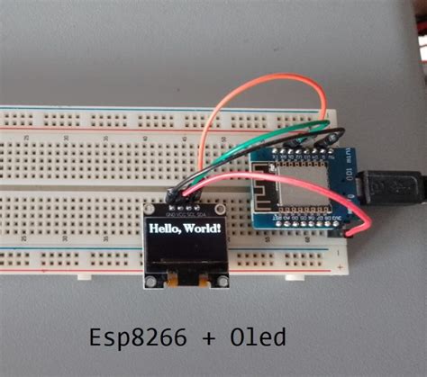 Connecting A OLED Display To Wemos D Mini EdgeMicroTech