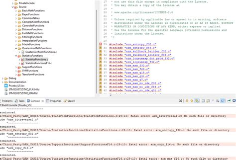 using arm cmsis dsp libraries on stm32u5 stmicroelectronics community