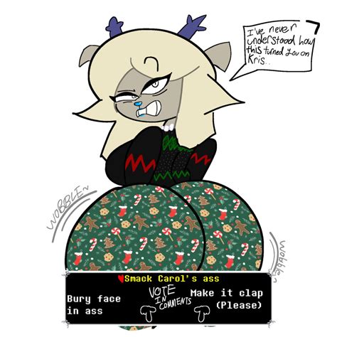 Rule 34 2025 Afterdarkcircus Antlers Blue Antlers Blue Lipstick Carol Holiday Christmas Outfit