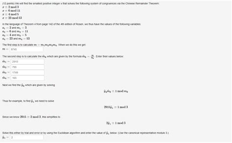 solved 12 points we will find the smallest positive