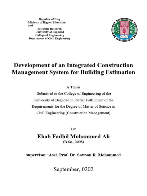 Developmentofanintegratedconstructio Pdf Building Information