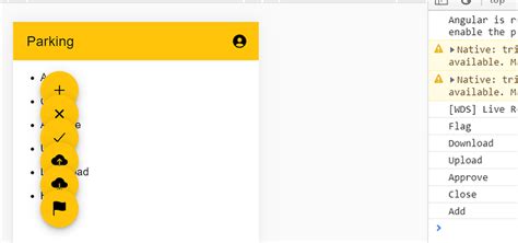 The Call To Onclick With Ion Fab Button Does Not Work Ionic Framework