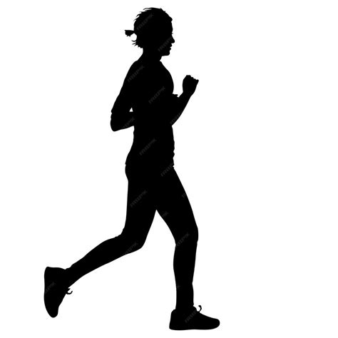 Premium Vector Set Silhouette Of People Walking On White Background