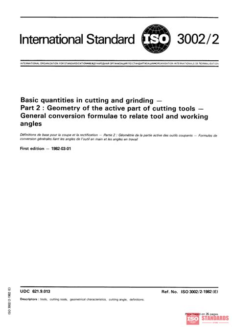 Iso 3002 2 1982 Pdf Standards Iso Store