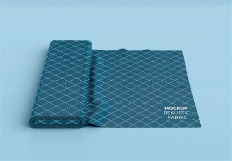 Premium Psd Textile Fabric Pattern Mockup Design