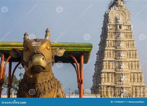 View Of Sri Chamundeshwari Temple Located On Chamundi Hills Near
