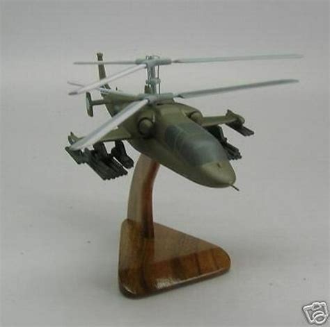 Kamov Ka 50 2 Hokum Helicopter Desktop Wood Model Regular Free Shipping