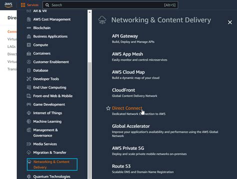 Create A Hosted Aws Connection