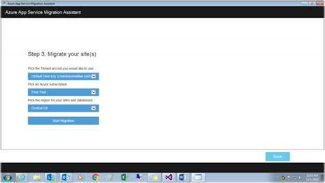 Azure Websites Migration Assistant Tool