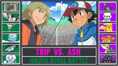 Ash Vs Trip Unova League Episode Number