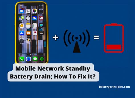 Mobile Network Standby Battery Drain How To Fix It