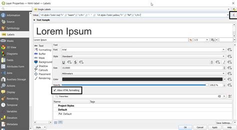 Labeling Layer With Two Attributes In Qgis Geographic Information
