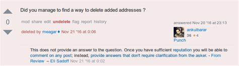 can a machine be taught to flag non answers and post comments on them