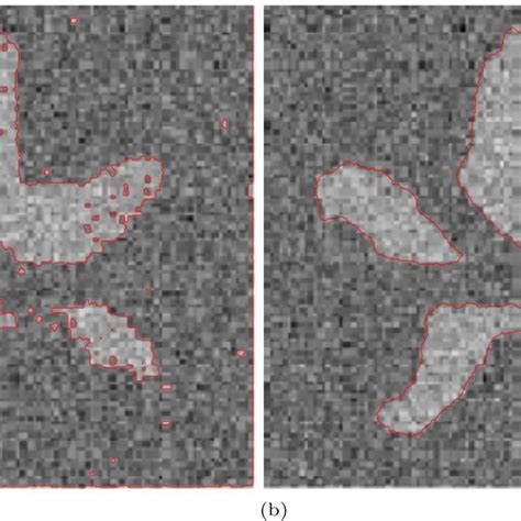 Segmentation Process Of The Simple Noisy Synthetic Image By The Download Scientific Diagram