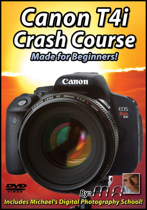 Canon Rebel T I Crash Course Tutorial Training Video Cover Revealed