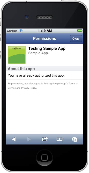 Authentication Create Auth Permission Dialog In Facebook Stack Overflow