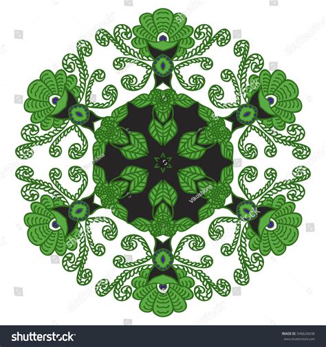 Round Detailed Flourish Rococo Pattern Element Stock Vector Royalty Free 546626638 Shutterstock