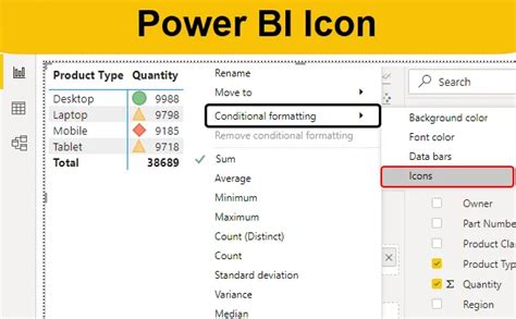 Icono De Power Bi ¿cómo Aplicar Conjuntos De Iconos En Power Bi