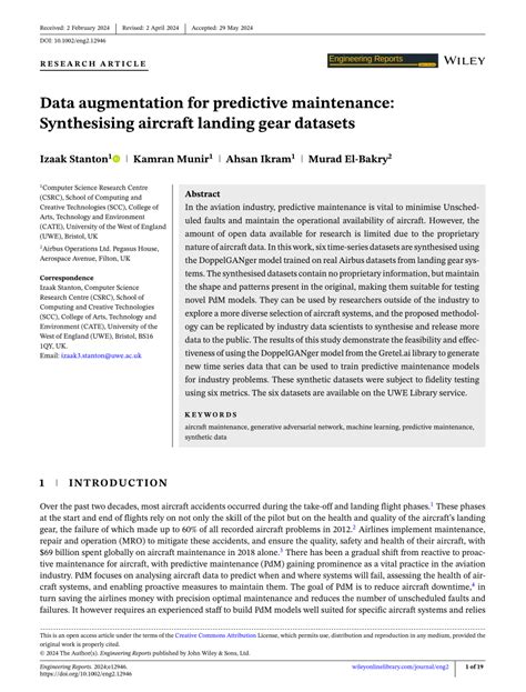 Pdf Data Augmentation For Predictive Maintenance Synthesising