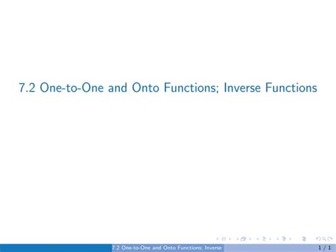 Inverse Function Ppt