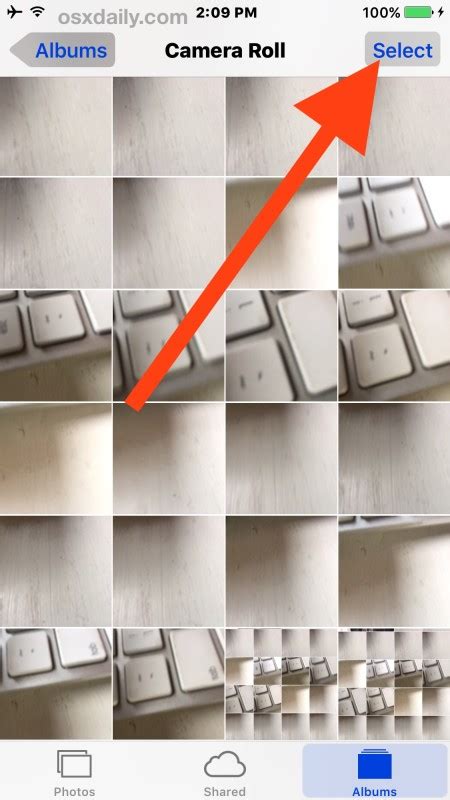 How To Select Multiple Photos Quickly On IPhone And IPad With A Drag Select Gesture