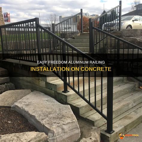 Easy Freedom Aluminum Railing Installation On Concrete Shuntool