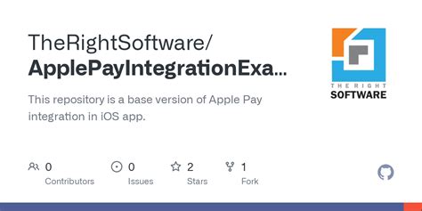 Github Therightsoftwareapplepayintegrationexample This Repository Is A Base Version Of Apple