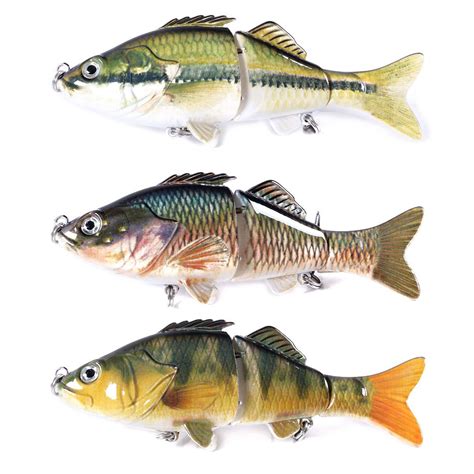 3pc Multi Jointed Swimbait Fishing Lure For Bass Sinking Wobblers