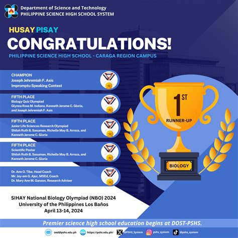 𝙃𝙪𝙨𝙖𝙮 𝙋𝙞𝙨𝙖𝙮 𝗖𝗛𝗘𝗘𝗥𝗦 𝗣𝗜𝗦𝗔𝗬 𝗕𝗨𝗧𝗨𝗔𝗡 𝗖𝗜𝗧𝗬 — Philippine Science High School System
