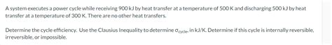 Solved A System Executes A Power Cycle While Receiving Chegg