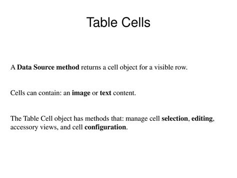 UITableView API A Table View Is An Instance Of The UITableView Class Created Given An Area